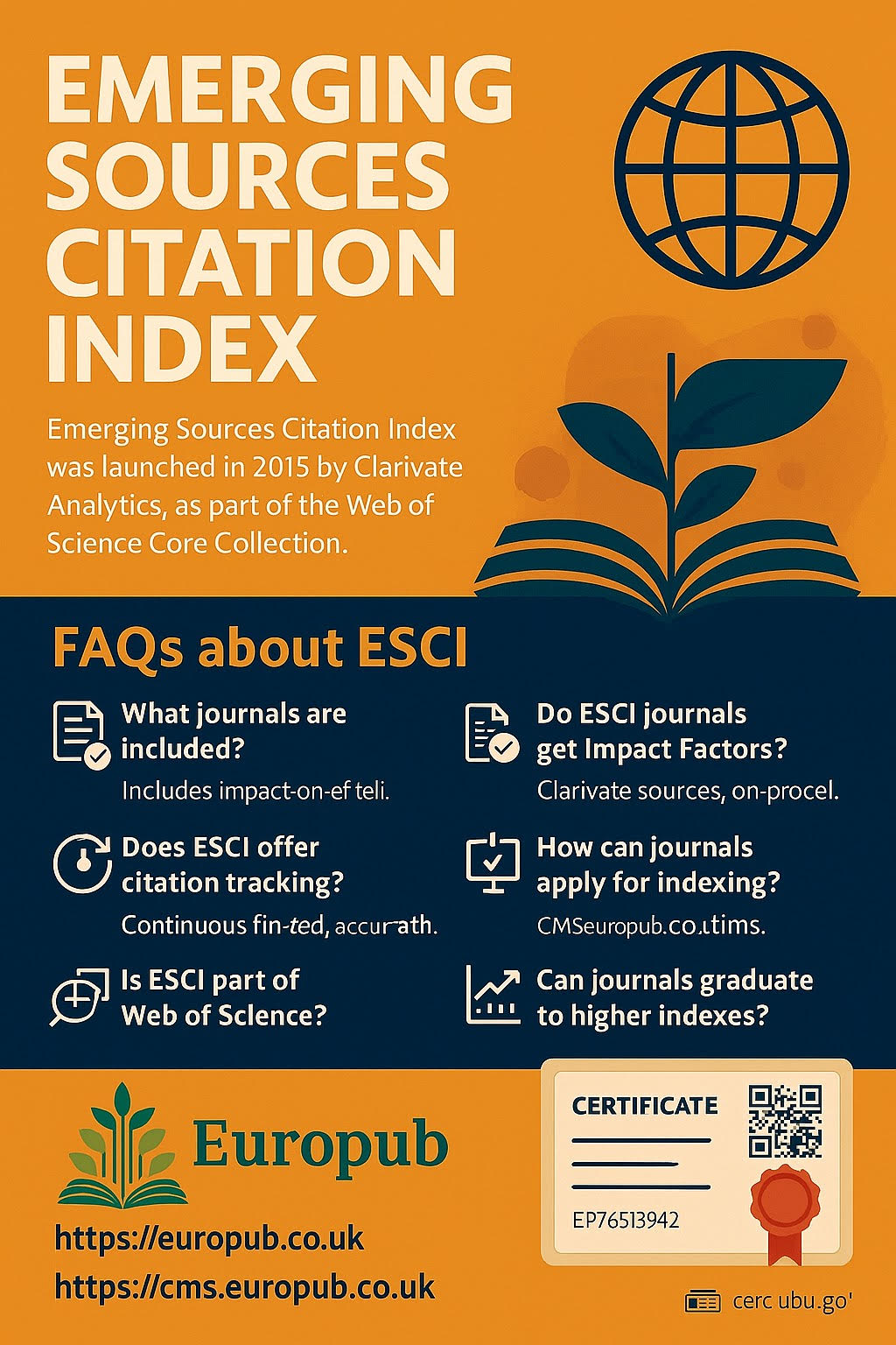 Emerging Sources Citation Index (ESCI) – Scientific News