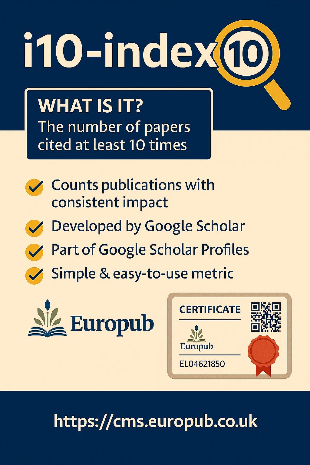i10-index — Simple yet Powerful Research Metric – Scientific News